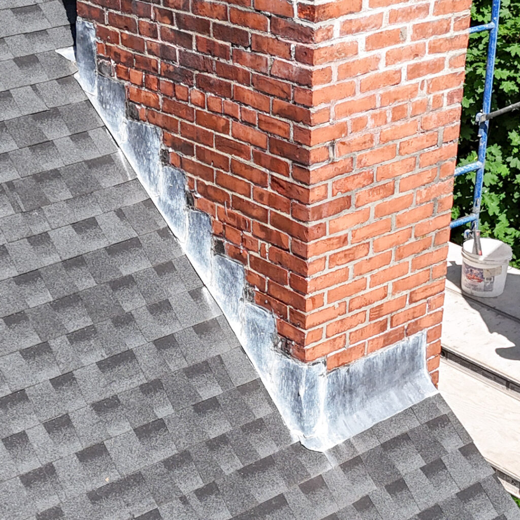 Leaky Chimney Prevention Installing New Chimney Flashing