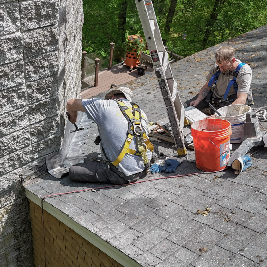Leaky Chimney Prevention | Installing New Chimney Flashing